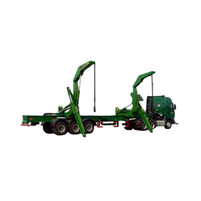SINOTRUCK HOWO TX Truk Crane 3 Axle 20FT 40FT Container XCMG Side ...